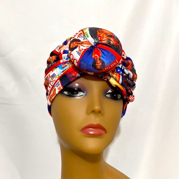 no brand | Accessories | Michelle Obama Turban Head Piece Color Print ...